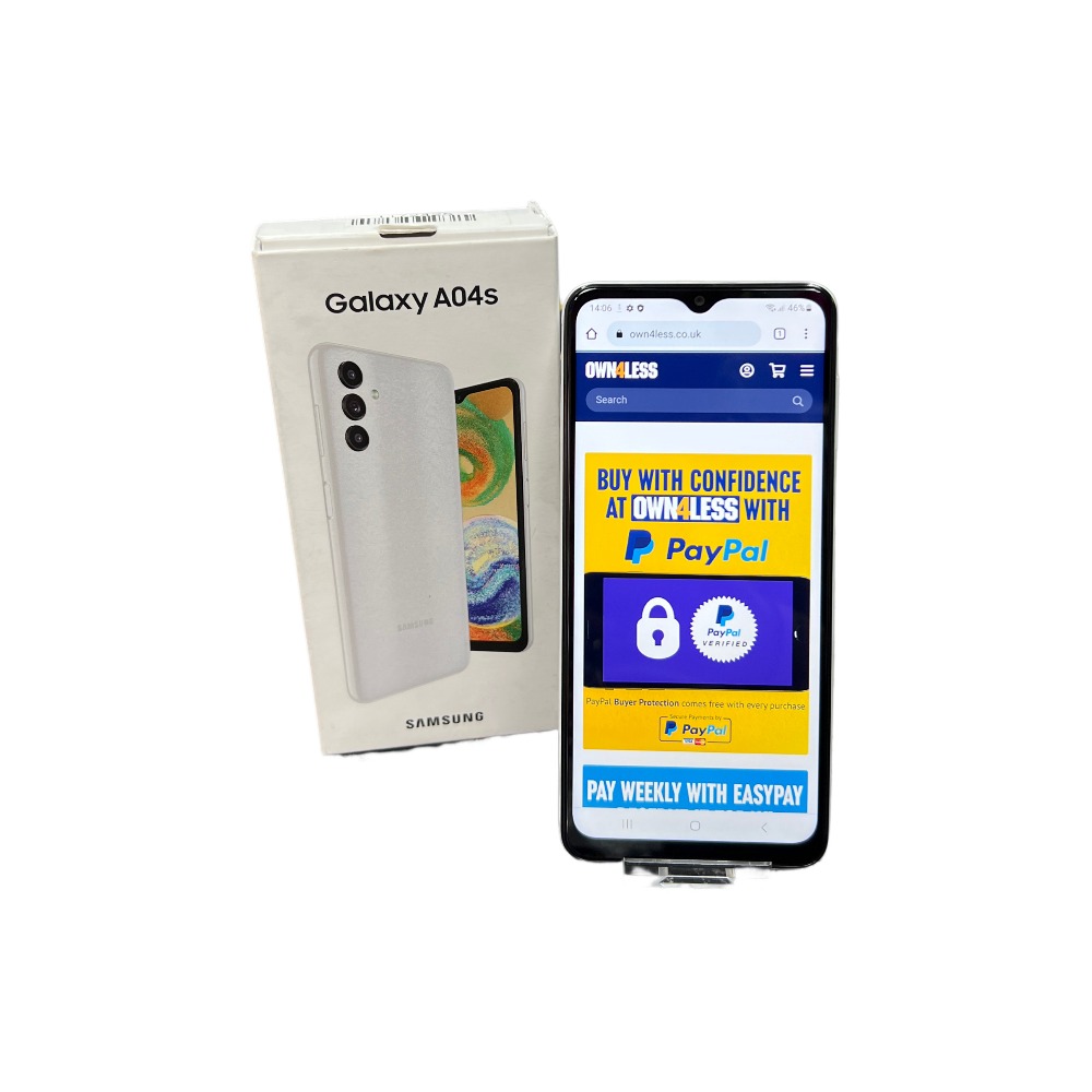 Pre-owned Samsung Galaxy A04S (3GB+32GB) White, Unlocked - Own4Less